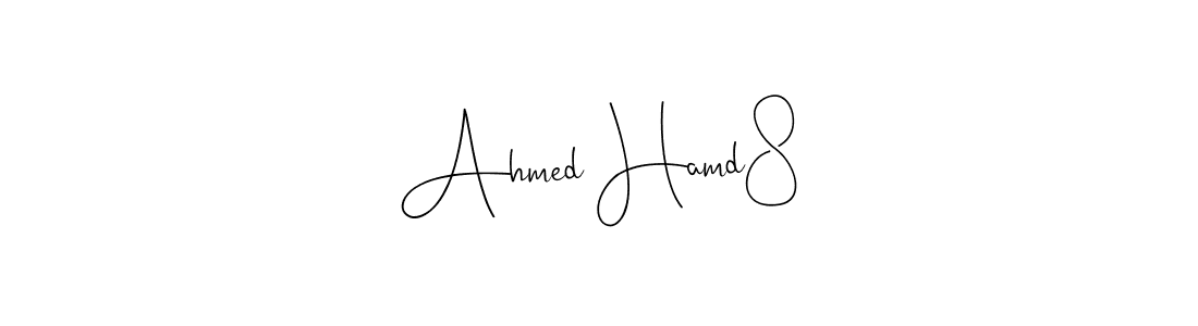 79+ Ahmed Hamd8 Name Signature Style Ideas | Special Online Signature