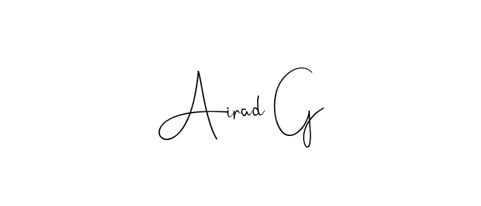 88+ Airad G Name Signature Style Ideas | Ultimate Digital Signature