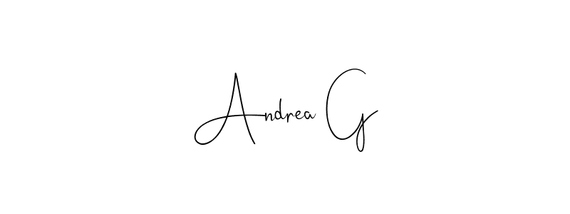 99+ Andrea G Name Signature Style Ideas | Professional Name Signature