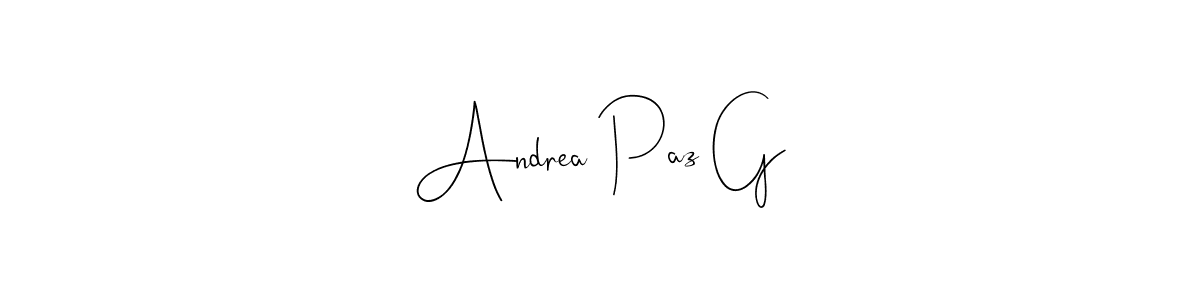 83+ Andrea Paz G Name Signature Style Ideas | Cool Digital Signature