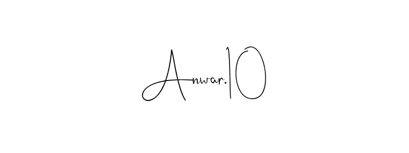 88+ Anwar.10 Name Signature Style Ideas | Latest Name Signature