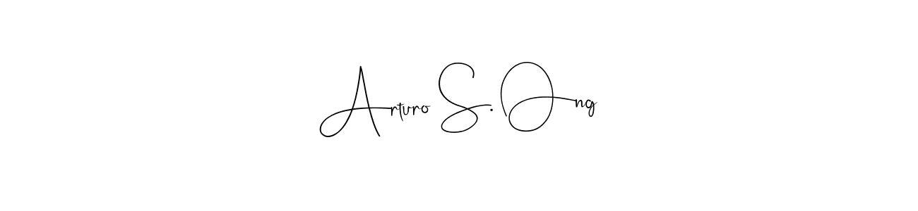100+ Arturo S. Ong Name Signature Style Ideas | Fine Digital Signature