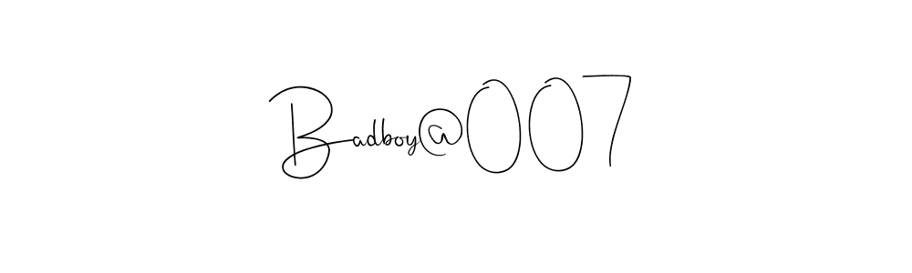 74+ Badboy@007 Name Signature Style Ideas | Fine Electronic Sign