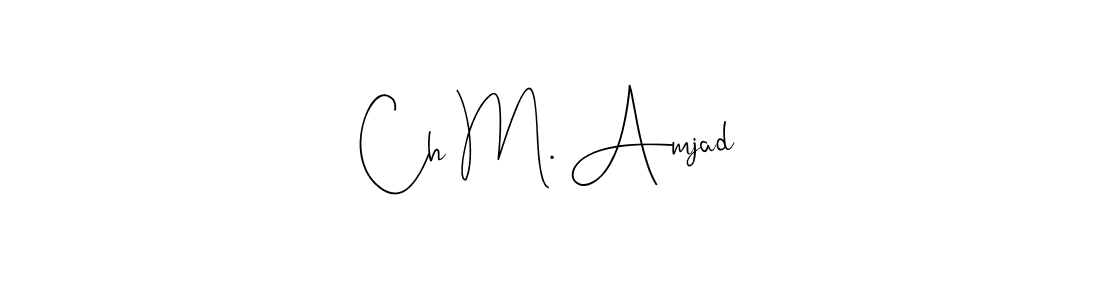 91+ Ch M. Amjad Name Signature Style Ideas | Awesome Online Signature