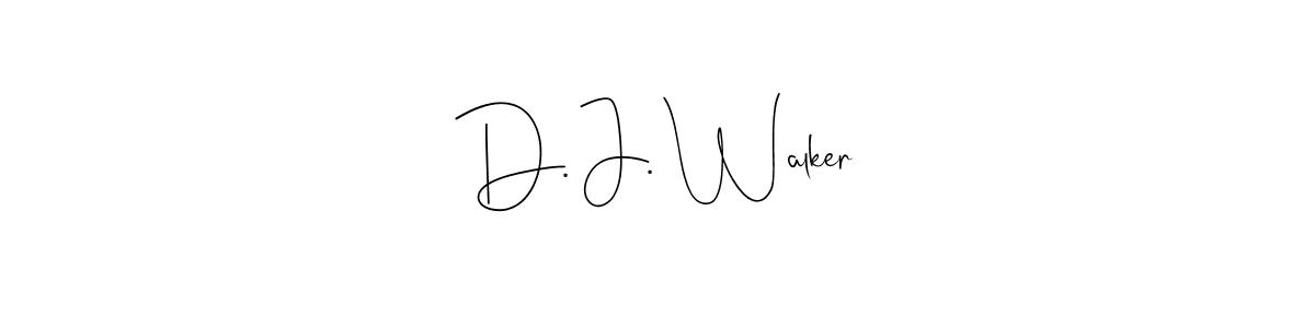 70+ D. J. Walker Name Signature Style Ideas | Best Autograph
