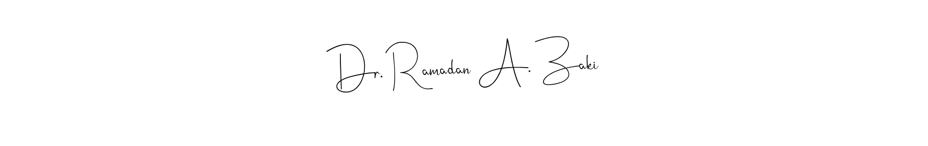 71+ Dr. Ramadan A. Zaki Name Signature Style Ideas | Free Online Signature