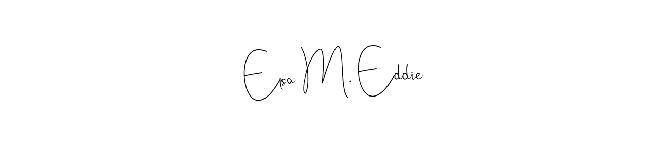 96+ Elsa M. Eddie Name Signature Style Ideas | Great Autograph