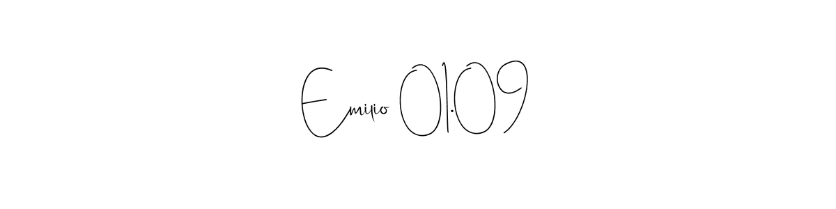 81+ Emilio 01.09 Name Signature Style Ideas | Creative Autograph