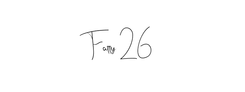 100+ Fatty 26 Name Signature Style Ideas | Special E-Signature