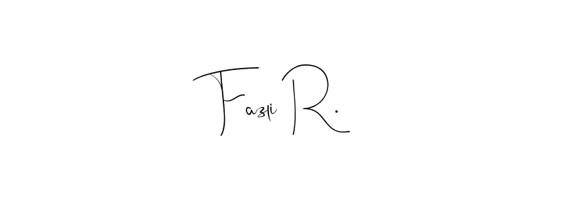 86+ Fazli R. Name Signature Style Ideas | Professional eSignature
