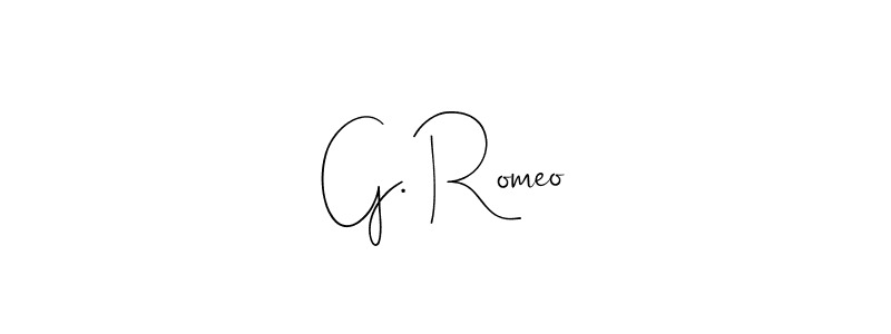 79+ G. Romeo Name Signature Style Ideas | Perfect Autograph