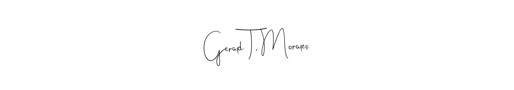 95+ Gerald T. Morales Name Signature Style Ideas | Outstanding ...