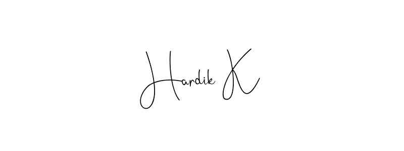 82+ Hardik K Name Signature Style Ideas | Good eSignature