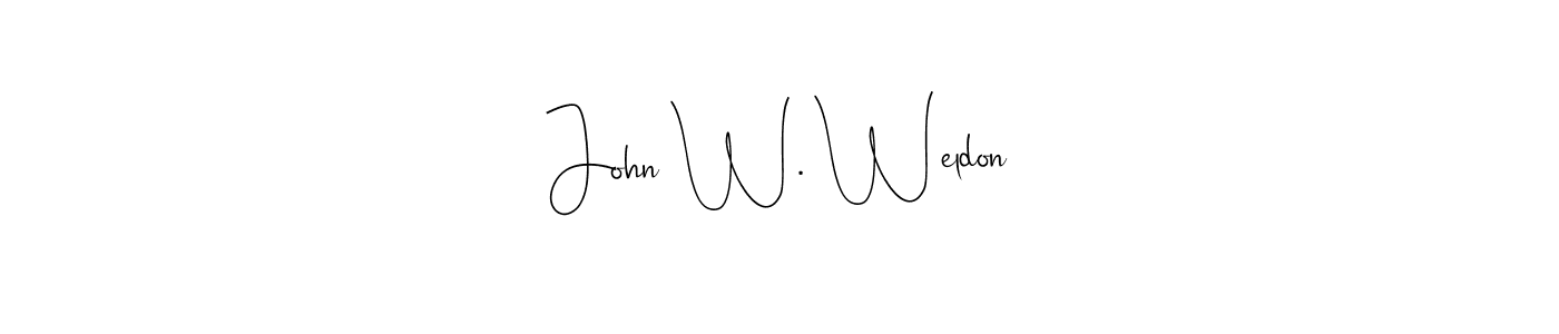 95+ John W. Weldon Name Signature Style Ideas | Super eSignature