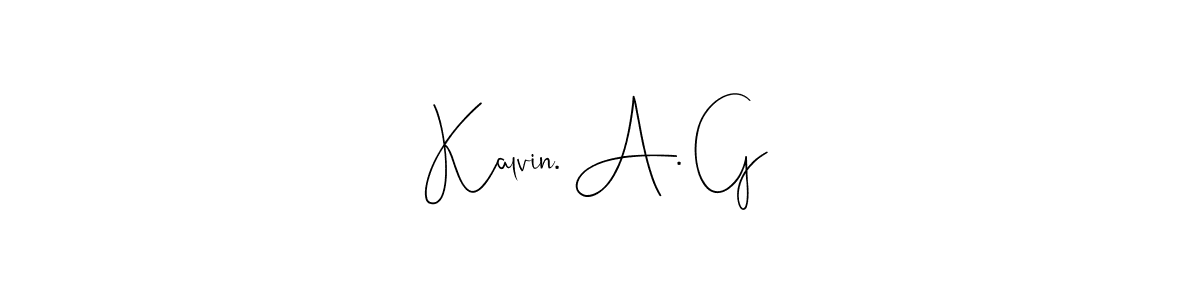 89+ Kalvin. A. G Name Signature Style Ideas | New eSignature