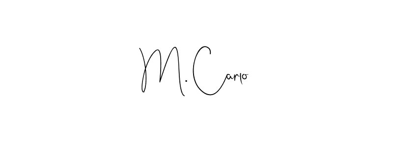 96+ M. Carlo Name Signature Style Ideas | Cool Electronic Signatures