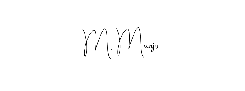 96+ M. Manju Name Signature Style Ideas | Amazing E-Sign