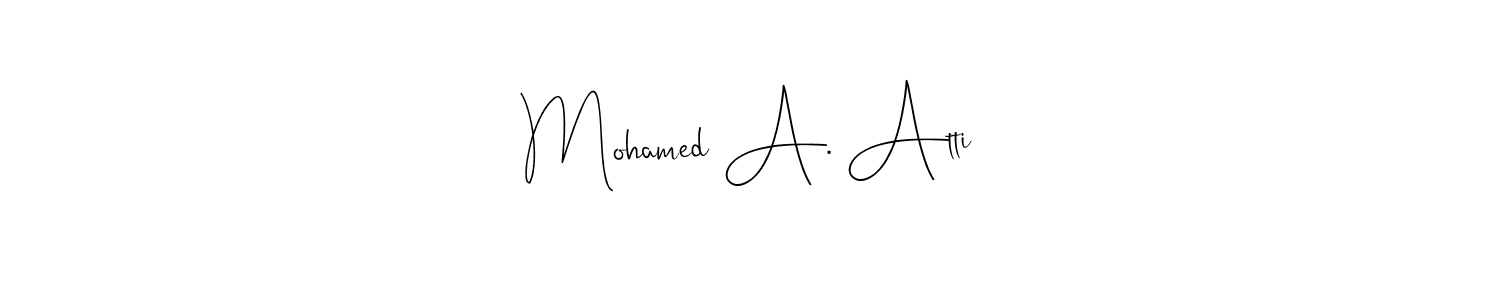 71+ Mohamed A. Atti Name Signature Style Ideas | Unique Digital Signature