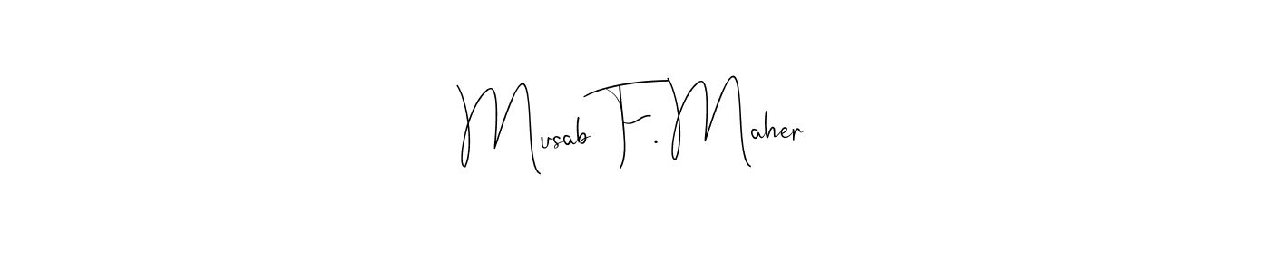 97+ Musab F. Maher Name Signature Style Ideas | Creative eSign