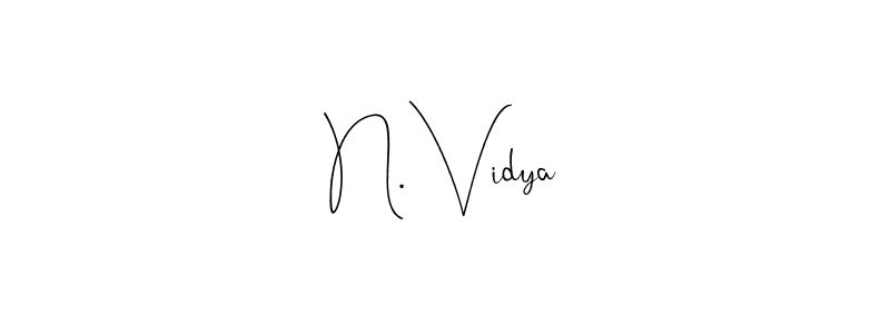 77+ N. Vidya Name Signature Style Ideas | Amazing E-Sign