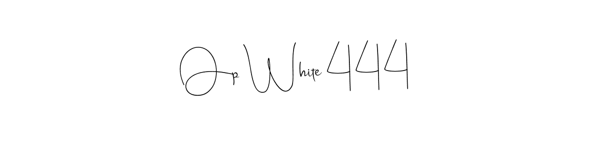 92+ Op White 444 Name Signature Style Ideas | Excellent Autograph