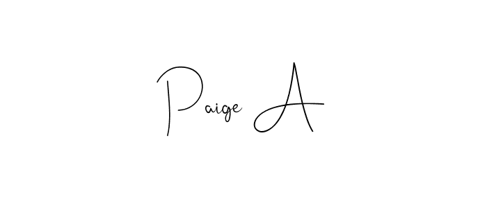 71+ Paige A Name Signature Style Ideas | New eSignature