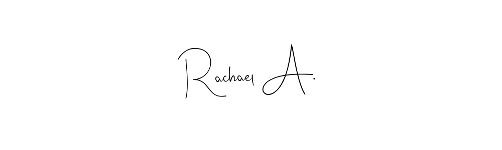90+ Rachael A. Name Signature Style Ideas | Ideal Electronic Sign