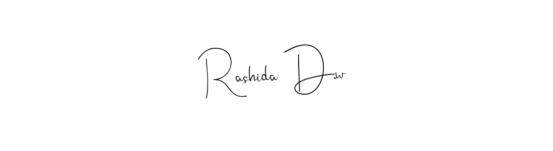 79+ Rashida D.w Name Signature Style Ideas | FREE eSign