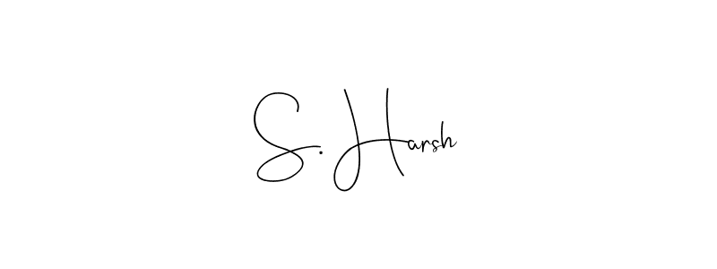 92+ S. Harsh Name Signature Style Ideas | Ultimate Online Autograph