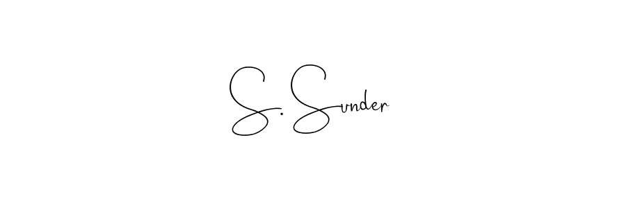 78+ S. Sunder Name Signature Style Ideas | Fine eSignature