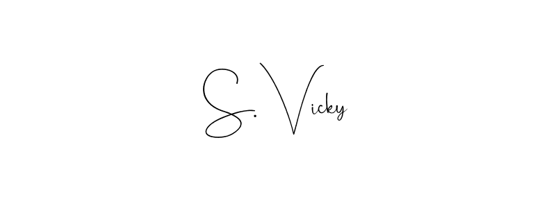 93+ S. Vicky Name Signature Style Ideas | Latest Online Autograph