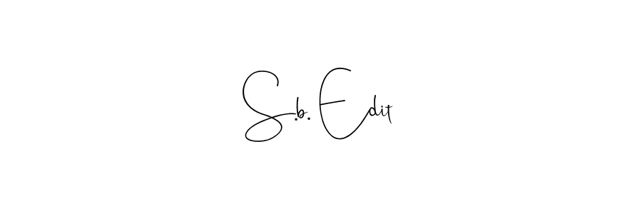 76+ S.b. Edit Name Signature Style Ideas | Perfect Name Signature