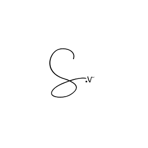 91+ S.v Name Signature Style Ideas | Unique Online Signature