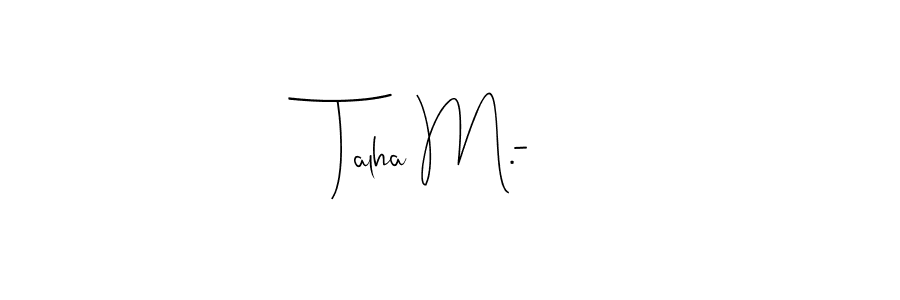 77+ Talha M.- Name Signature Style Ideas | Latest Electronic Signatures
