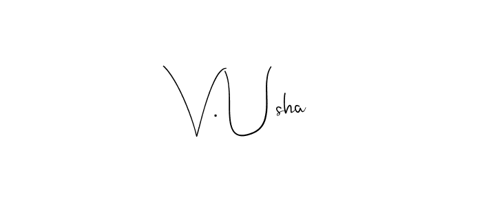 84+ V. Usha Name Signature Style Ideas | Fine Electronic Sign