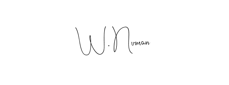 84+ W. Numan Name Signature Style Ideas | Exclusive Electronic Sign