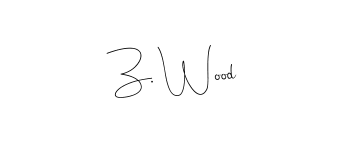73+ Z. Wood Name Signature Style Ideas | Outstanding E-Sign