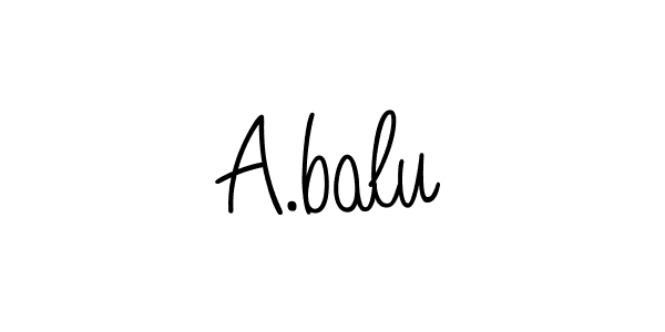 89+ A.balu Name Signature Style Ideas | Good E-Signature