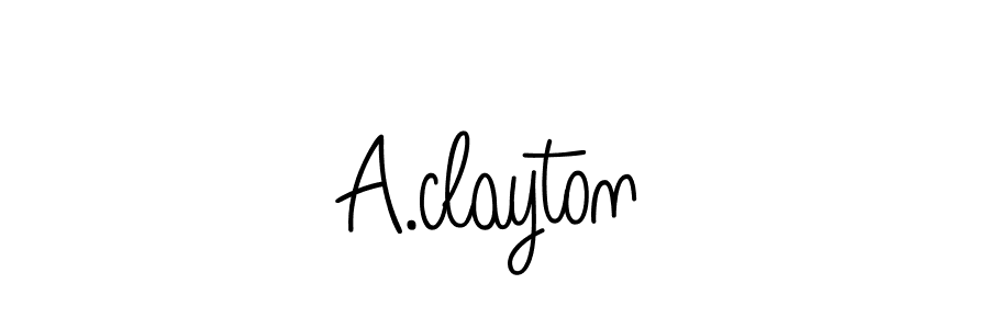 71+ A.clayton Name Signature Style Ideas | New Name Signature