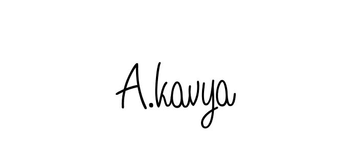 92+ A.kavya Name Signature Style Ideas | Great Name Signature