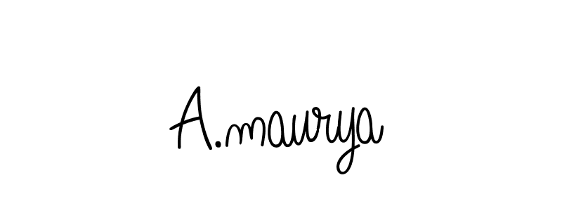 84+ A.maurya Name Signature Style Ideas | Wonderful Online Signature