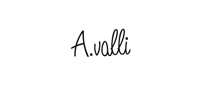 86+ A.valli Name Signature Style Ideas | Creative eSignature