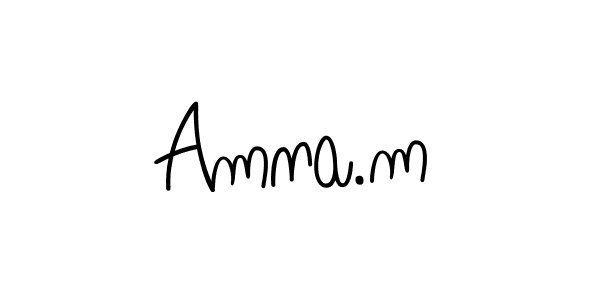84+ Amna.m Name Signature Style Ideas | Wonderful Name Signature