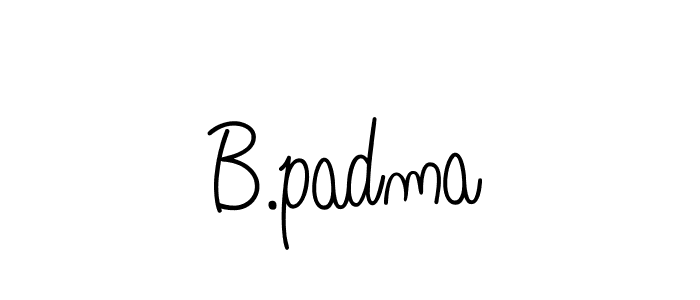 97+ B.padma Name Signature Style Ideas | New Autograph