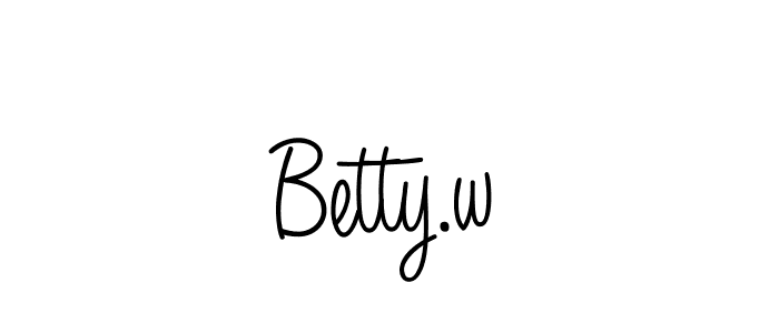 87+ Betty.w Name Signature Style Ideas | Best E-Sign