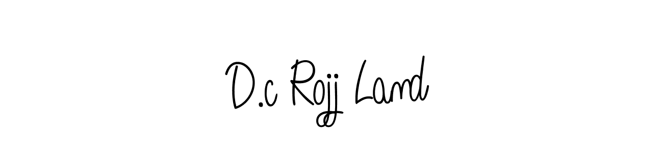 82+ D.c Rojj Land Name Signature Style Ideas | Superb Autograph
