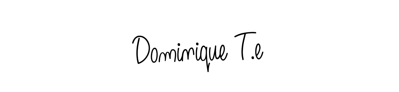 100+ Dominique T.e Name Signature Style Ideas | Ultimate Name Signature