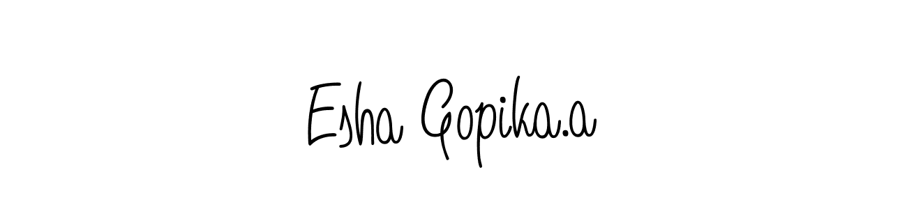 85+ Esha Gopika.a Name Signature Style Ideas | Creative Electronic ...