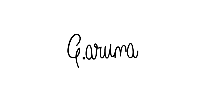 79+ G.aruna Name Signature Style Ideas | Superb Autograph