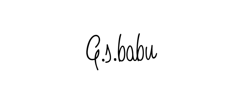 80+ G.s.babu Name Signature Style Ideas | Outstanding Online Signature